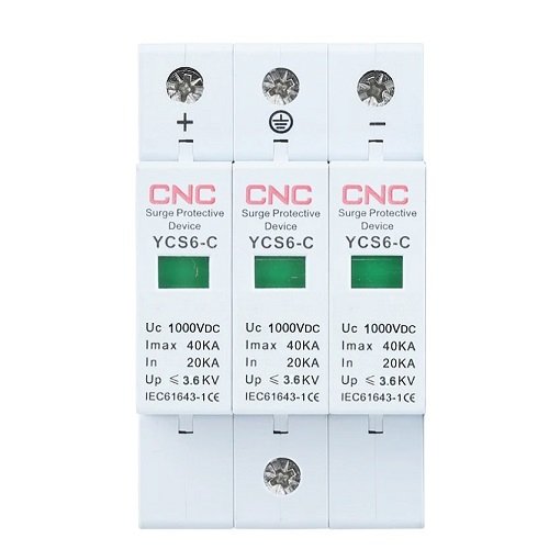 CNC DC Surge Protection Device, 3P, Class C, 20-40 kA, 1000VDC - Dažādi ...